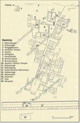 Stadtpläne und Grundrisse wichtiger Sehenswürdigkeiten auf der Insel ...