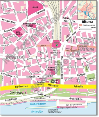 Hamburg - Stadteilkarten Altona und St. Paule | MyPocketmaps